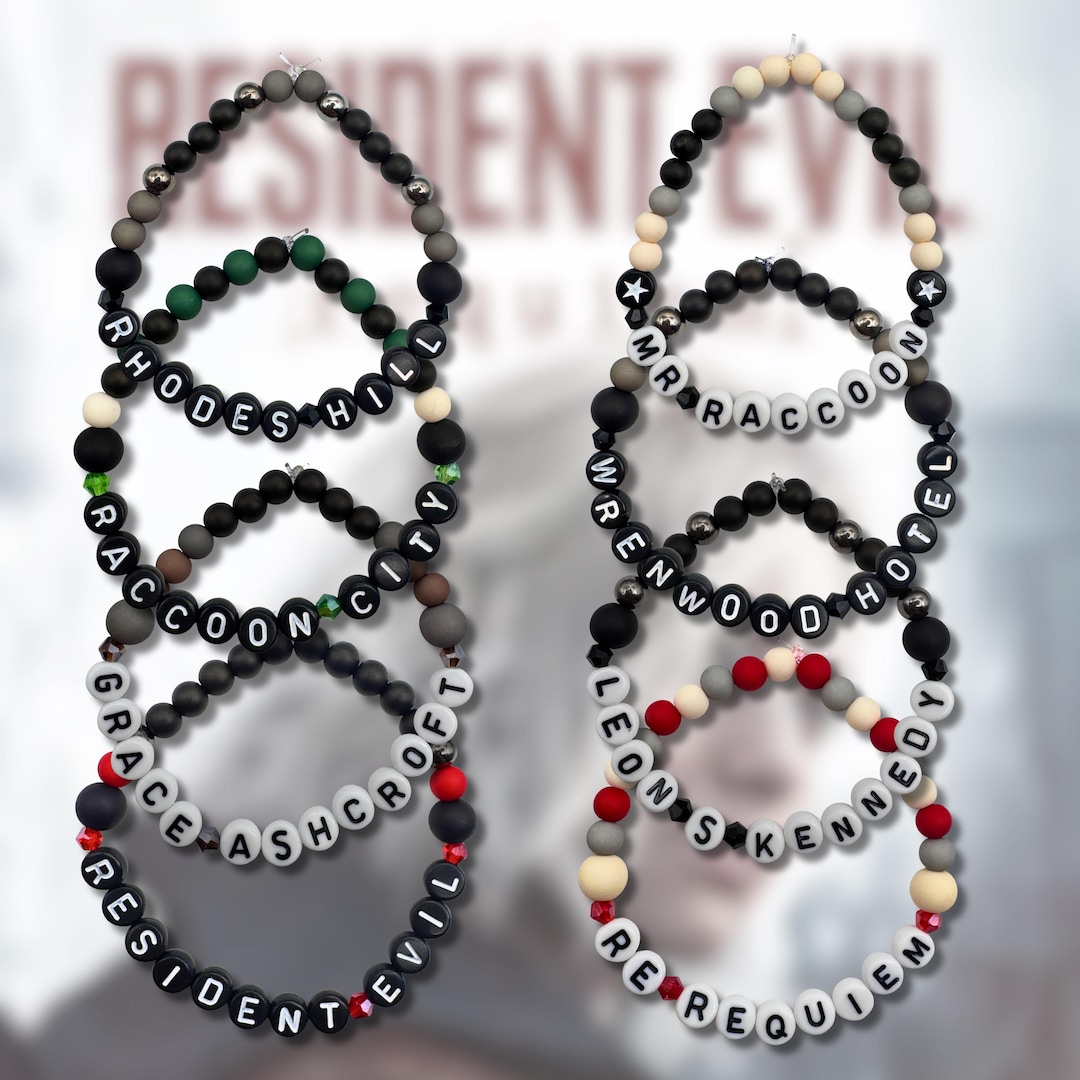 Resident Evil Requiem Friendship Bracelets | Leon S Kennedy, Grace ...