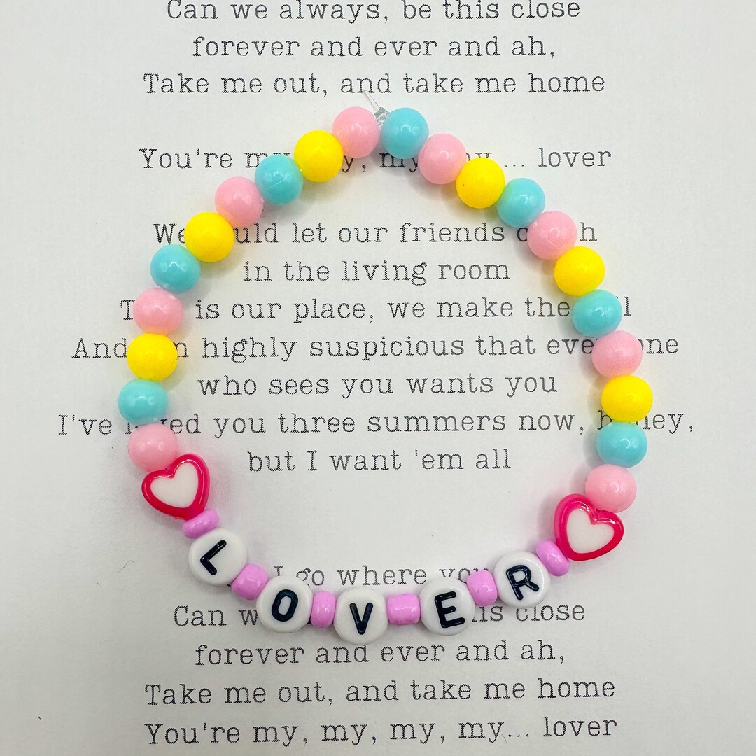 Lover Taylor Swift Lover Friendship Bracelet - Etsy