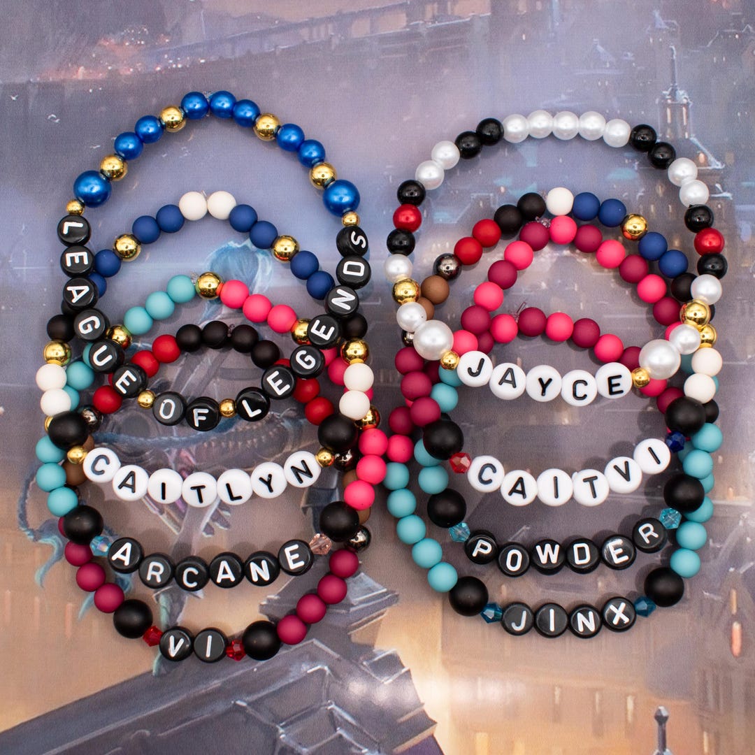 Arcane Friendship Bracelets | Caitlyn, Jinx, Vi, League of Legends ...
