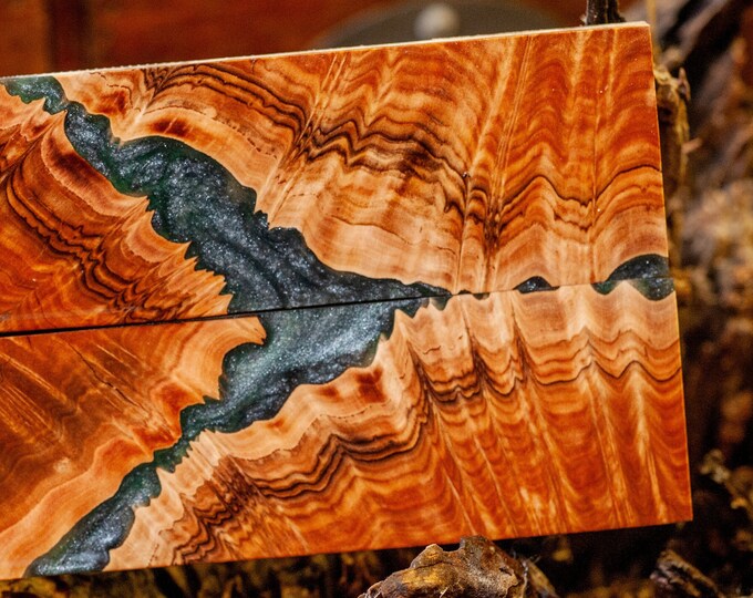 Hybrid Mallee Burl Knife Scales G10 Backed - B32 - Etsy