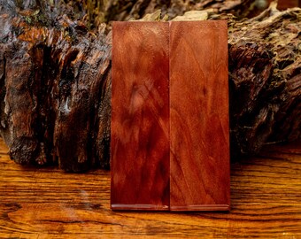Stabilized Figured Old Grow Redwood Wood Knife Scales R133 - Etsy