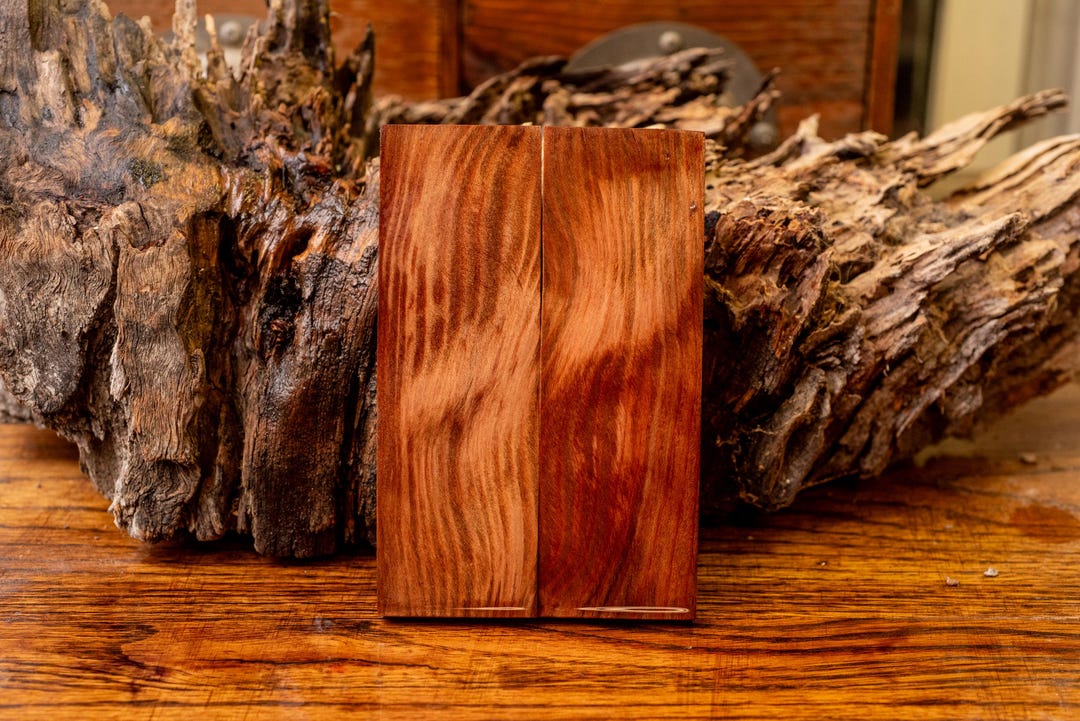 Stabilized Figured Old Grow Redwood Wood Knife Scales R188 - Etsy