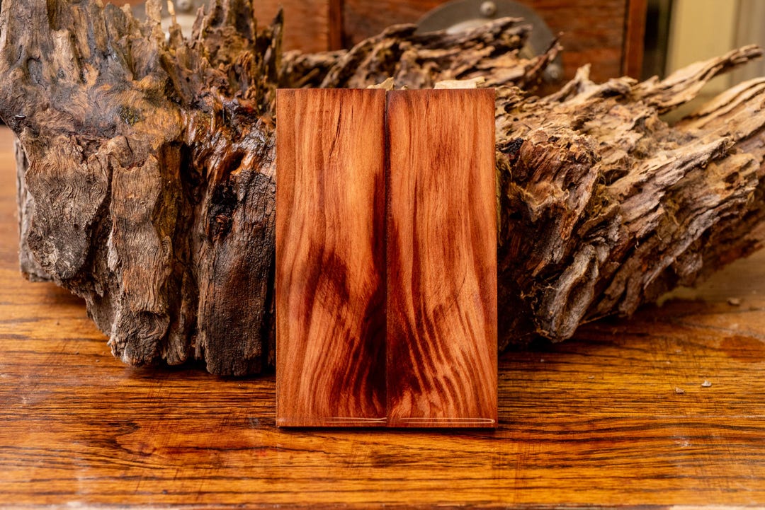 Stabilized Figured Old Grow Redwood Wood Knife Scales R187 - Etsy