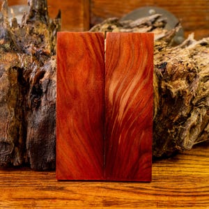 Stabilized Figured Old Grow Redwood Wood Knife Scales R133 - Etsy
