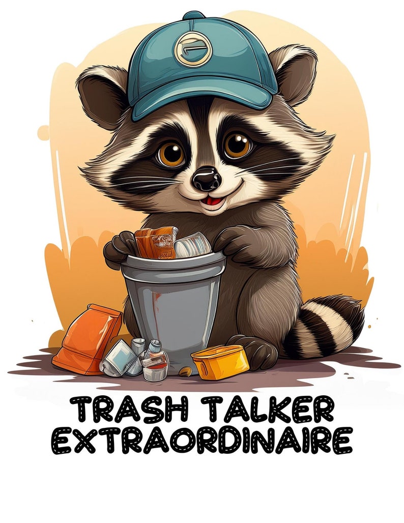 Trash Panda, Trash Talker, Raccoon, SVG, PNG, JPG - Etsy