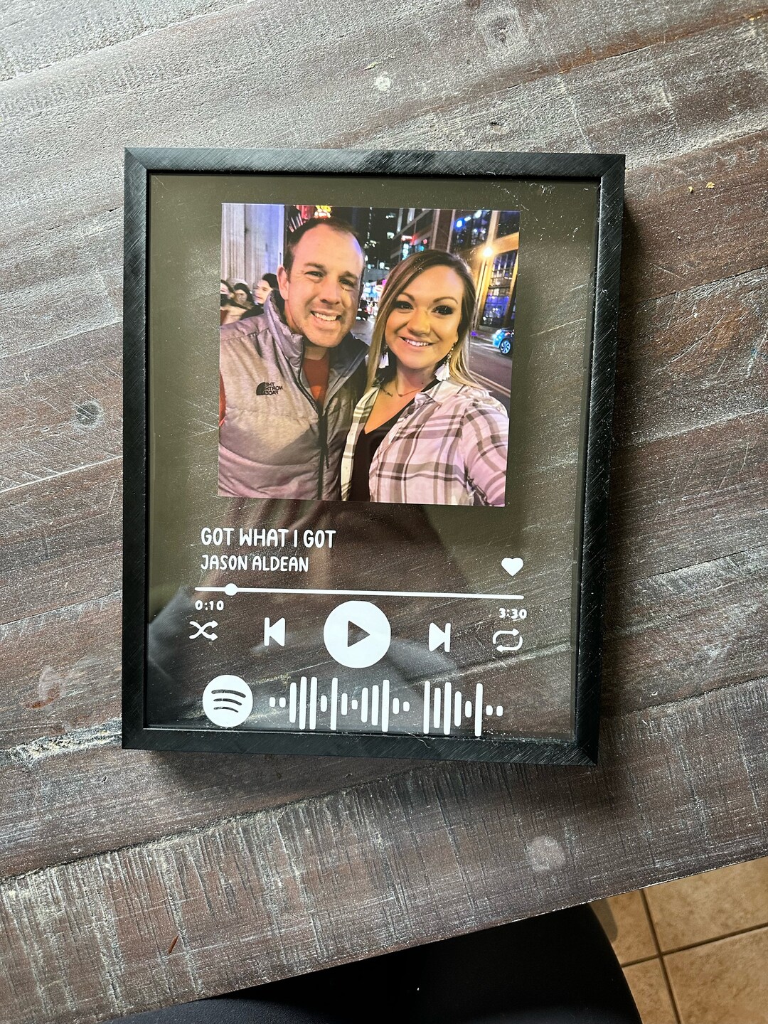 Spotify Song Code Frame / Custom Music Frame / Music Lover Gift ...