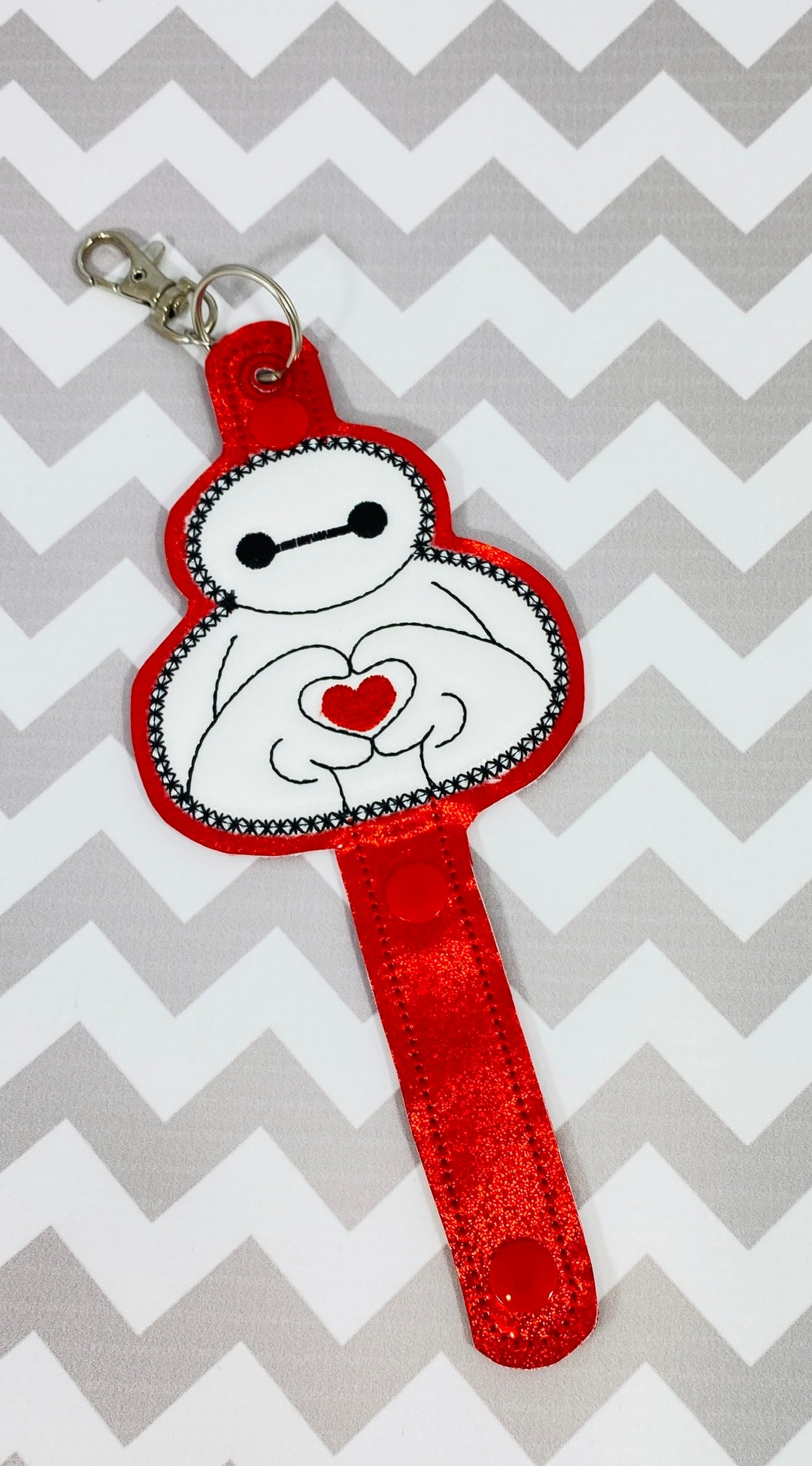 Baymax Big Hero 6 Sanfransokyo Inspired Mouse Ear Holder Backpack Clip ...