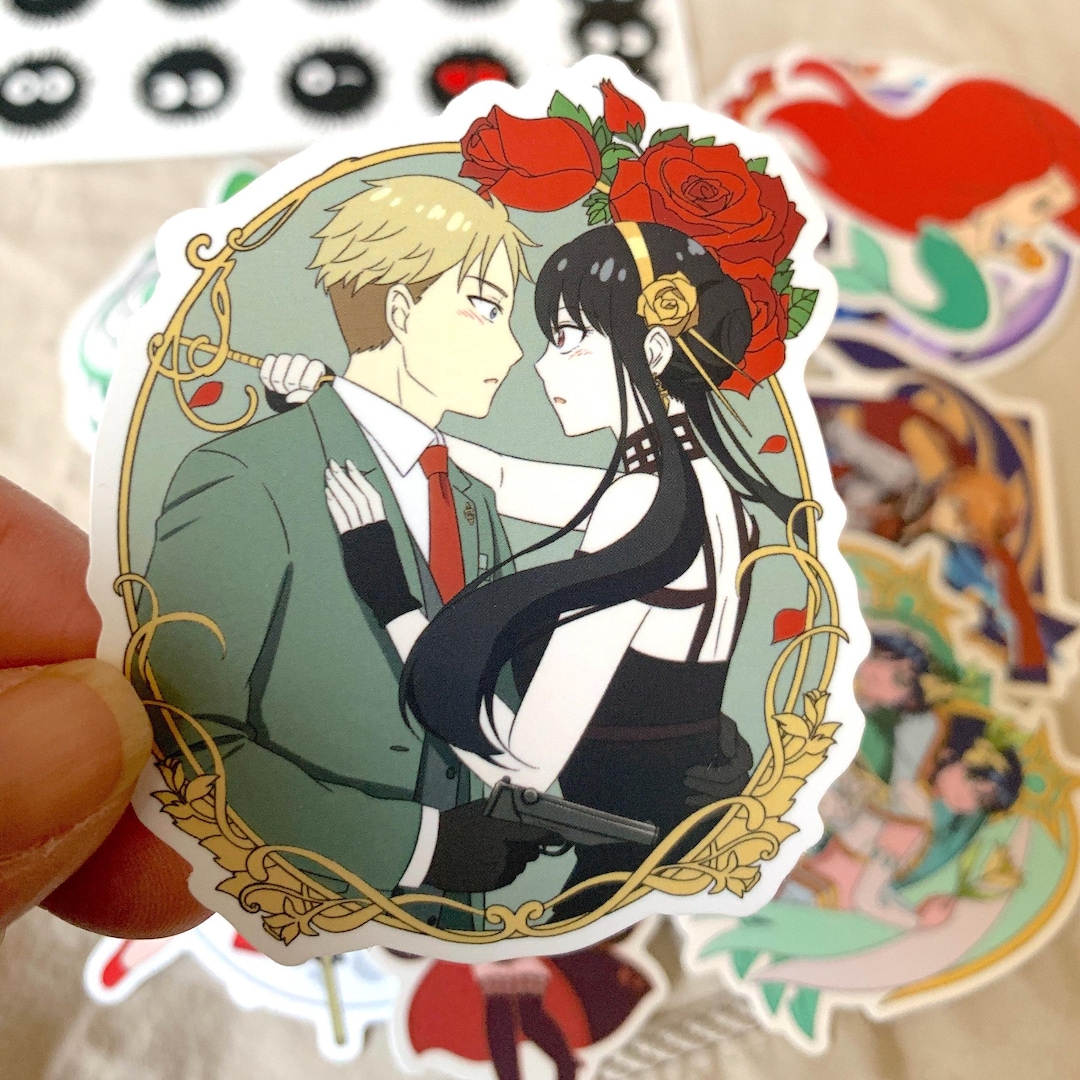 Yor Forger & Loid Forger Sticker - Spy X Family, SXF, Scrapbooking ...