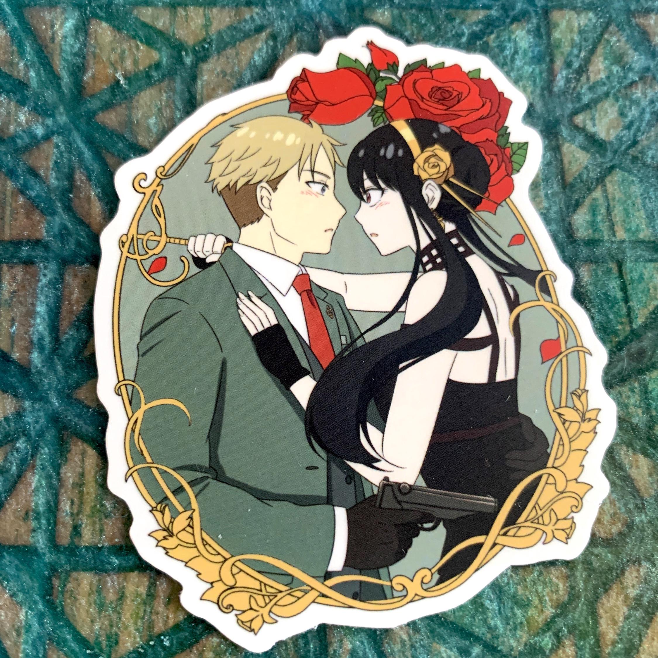 Yor Forger & Loid Forger Sticker - Spy X Family, SXF, Scrapbooking ...