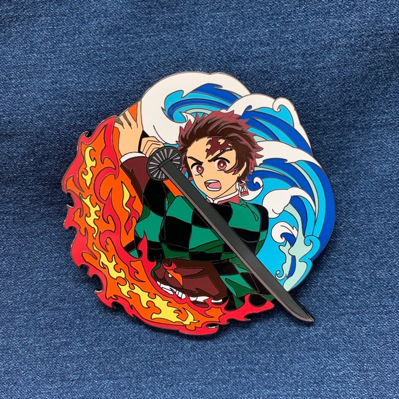 Demon Slayer Pin Badge - Etsy