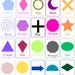 Learn Your Shapes, Shape Flashcards, Digital Shape Flashcards ...