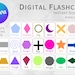 Learn Your Shapes, Shape Flashcards, Digital Shape Flashcards ...