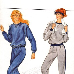Top and Pant Clothes Pattern With Loose Fitting With Woman's Misses ...