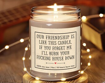 Friendship is Like This Candle - Etsy