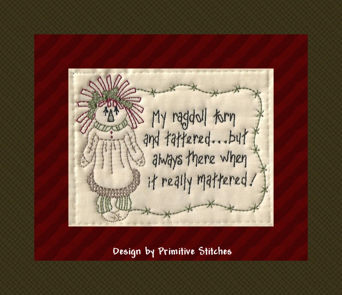 MACHINE Embroidery-my Ragdoll-5x7-cw-instant Download - Etsy