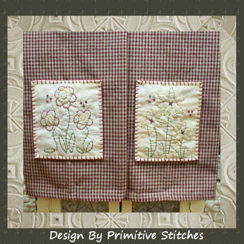 Spring Sampler-primitive Stitchery Pattern E-pattern-instant | Etsy