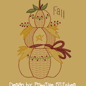 NEW-MACHINE Embroidery-stacked Pumpkins-5x7-motif - Etsy