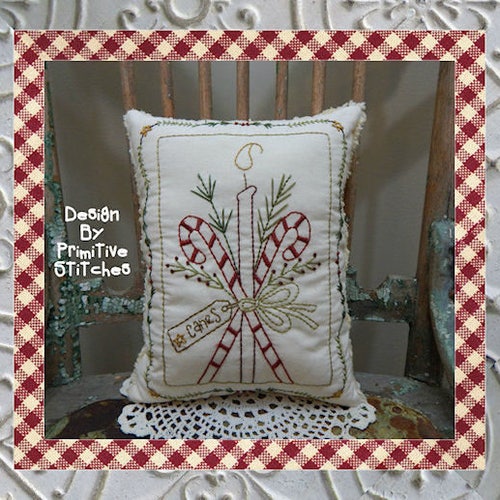 Canes-primitive Stitchery E-PATTERN by Primitive - Etsy