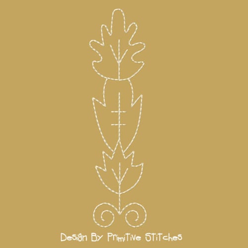 MACHINE EMBROIDERY Redwork-fall Stippling5 Piece-add on | Etsy