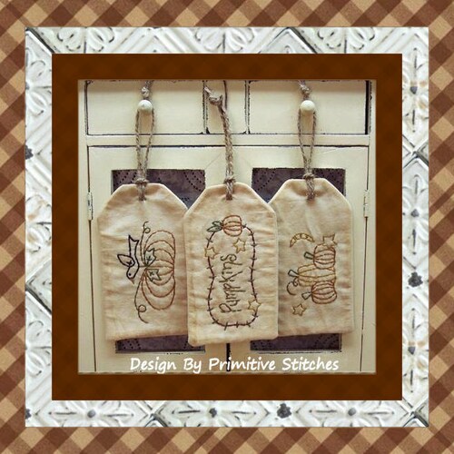 Gingerbread Mini Collection 1-primitive Stitchery E-PATTERN by - Etsy