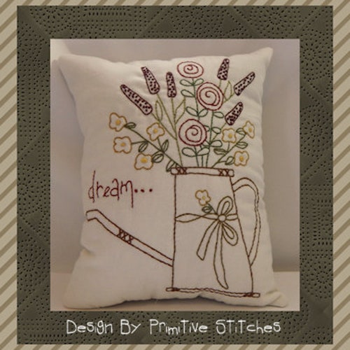 Spring Sampler-primitive Stitchery Pattern E-pattern-instant - Etsy