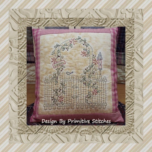 Wildflowers-primitive Stitchery E-PATTERN by Primitive - Etsy