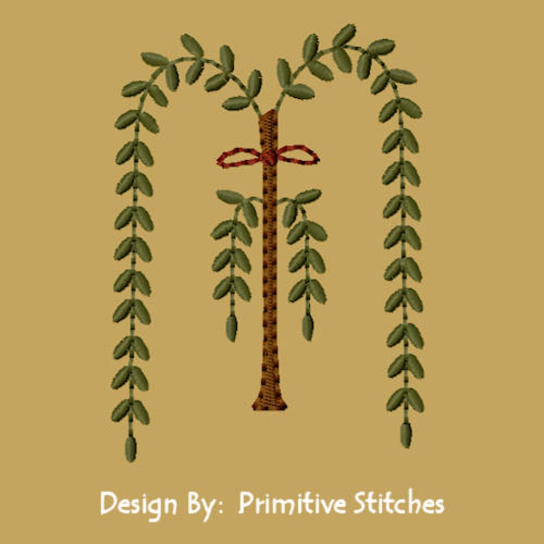 MACHINE Embroidery-dream-willow Tree-4x4-fill-instant Download - Etsy