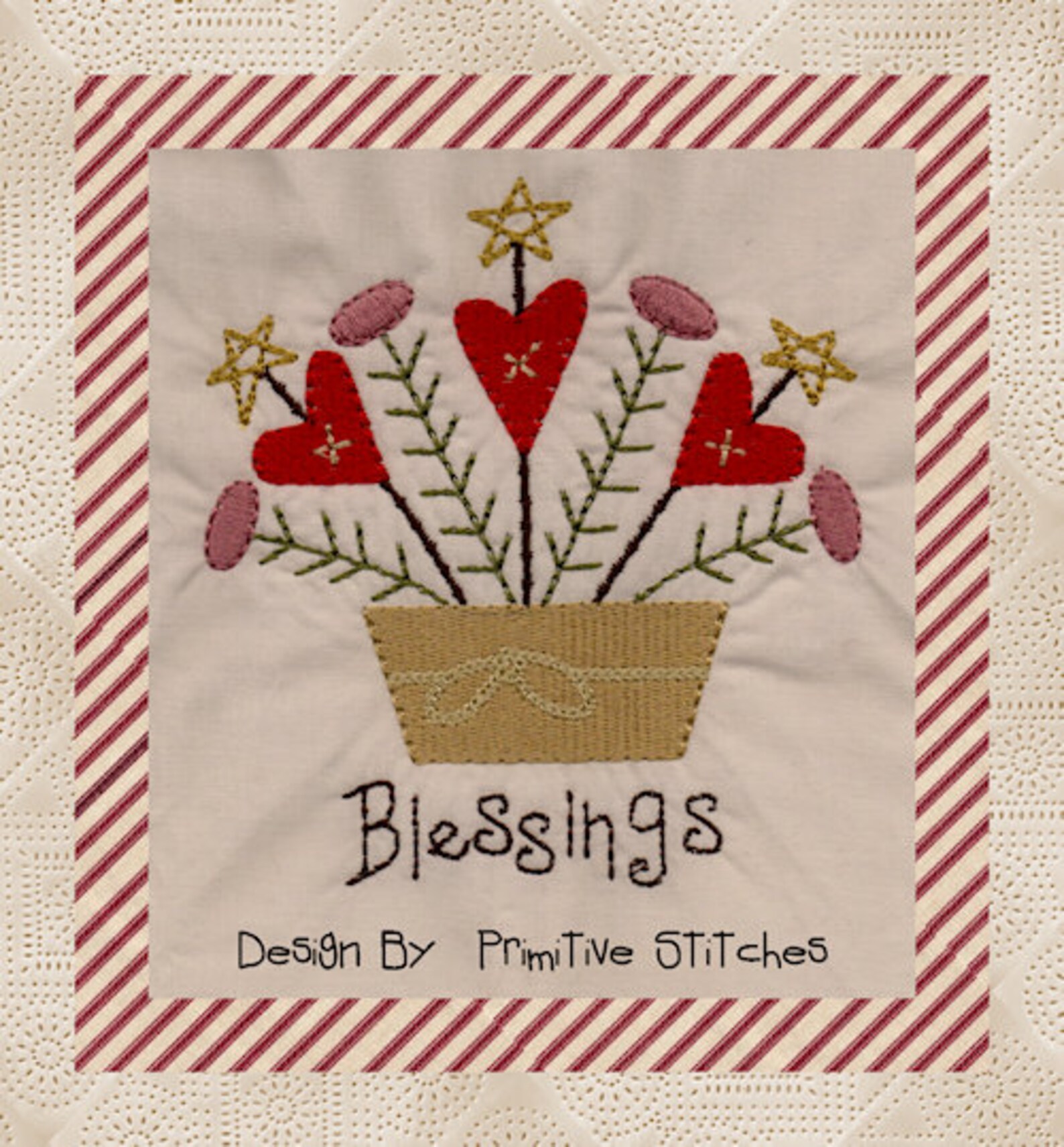 MACHINE Embroidery-heartfelt Blessings-5x7-fill-instant Download - Etsy