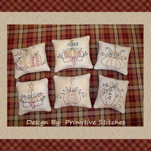 Spring Sampler-primitive Stitchery Pattern E-pattern-instant | Etsy