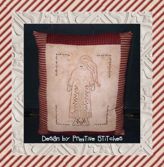 St. Nick-Primitive Stitchery E-PATTERN by Primitive | Etsy