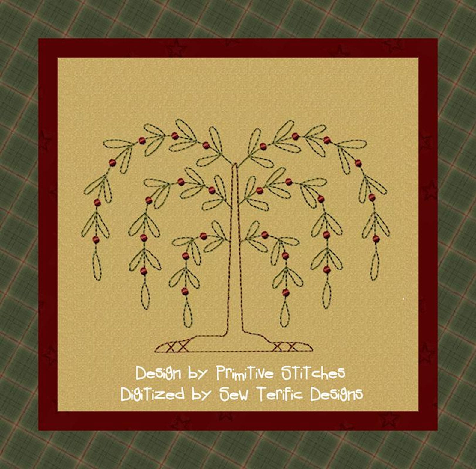 MACHINE Embroidery-willow Tree--5x7-colorwork-instant Download - Etsy