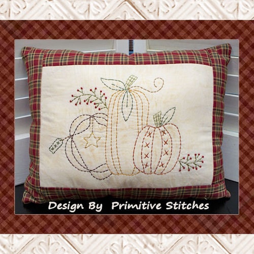 Spring Sampler-primitive Stitchery Pattern E-pattern-instant - Etsy