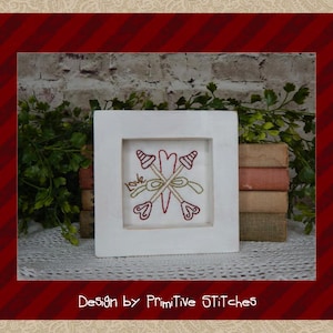 4-ever Valentine Mini Collection 1-primitive Stitchery E-PATTERN by ...