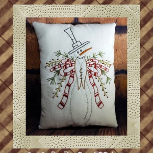 Sebastian-snowmen-primitive Stitchery E-pattern-instant Download - Etsy