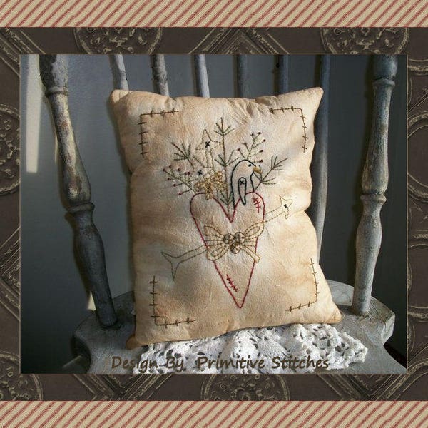 Primitive Valentine - Etsy