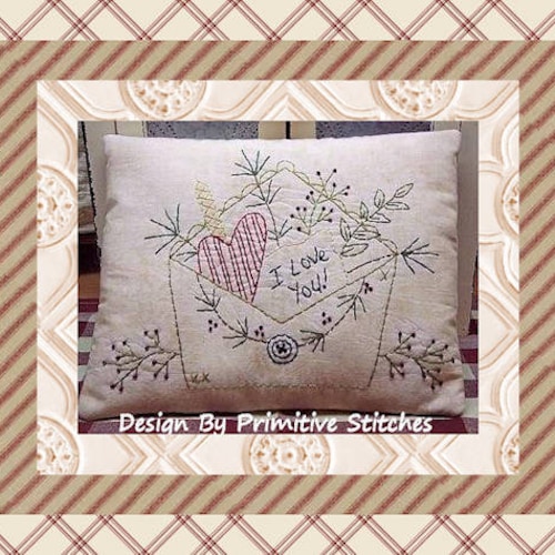 Spring Sampler-primitive Stitchery Pattern E-pattern-instant - Etsy