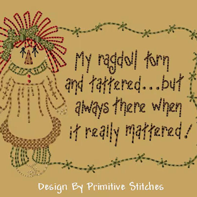 Tattered Stitches Embroidery Designs - Etsy