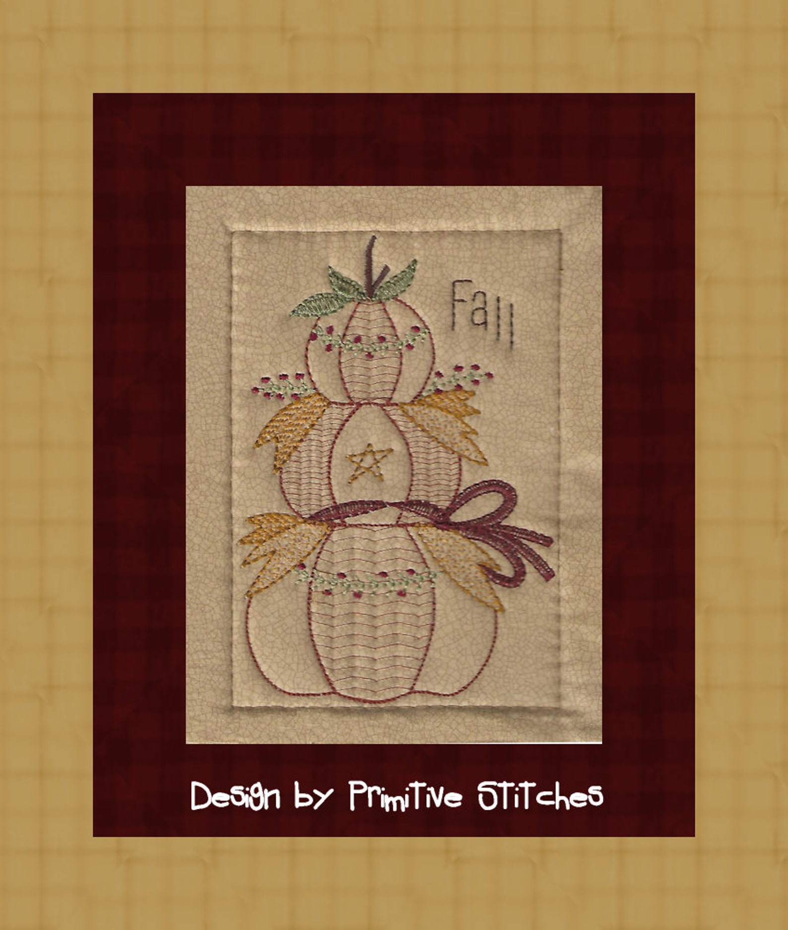 NEW-MACHINE Embroidery-stacked Pumpkins-5x7-motif - Etsy