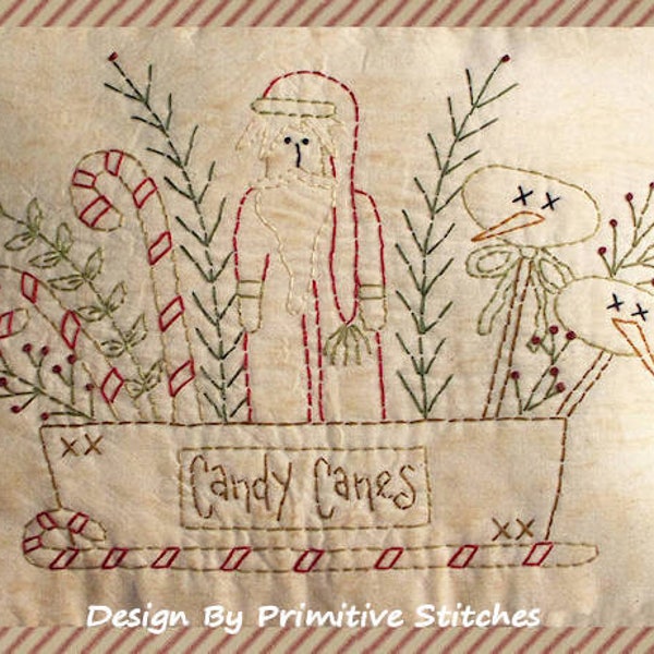 Primitive Santa Pattern - Etsy