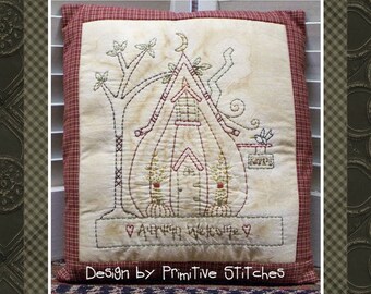Fall Gathering-primitive Stitchery E-PATTERN by Primitive Stitches ...