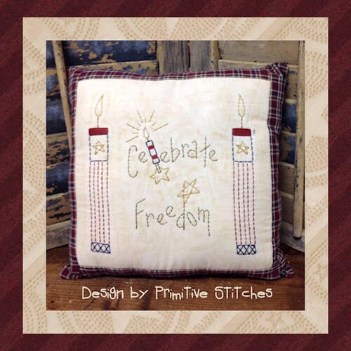 Celebrate Freedom-primitive Stitchery E-PATTERN by Primitive - Etsy