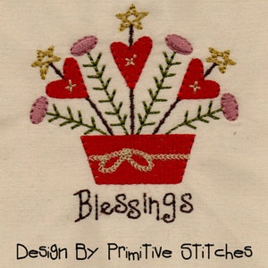MACHINE Embroidery-heartfelt Blessings-4x4-fill-instant Download - Etsy