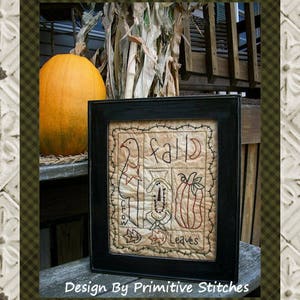 Fall Sampler-primitive Stitchery E-PATTERN by Primitive Stitches ...
