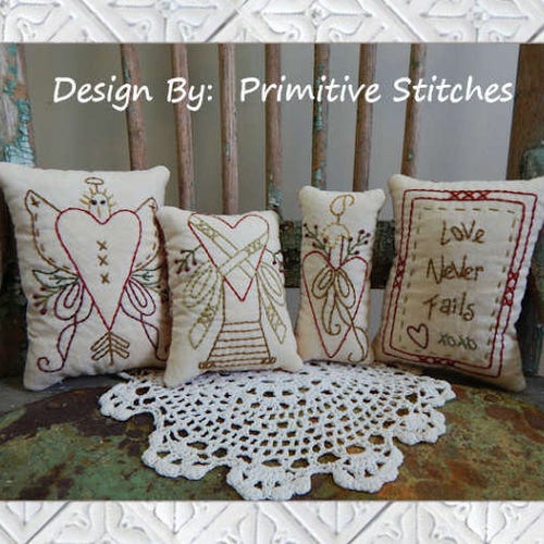 Spring Sampler-primitive Stitchery Pattern E-pattern-instant - Etsy