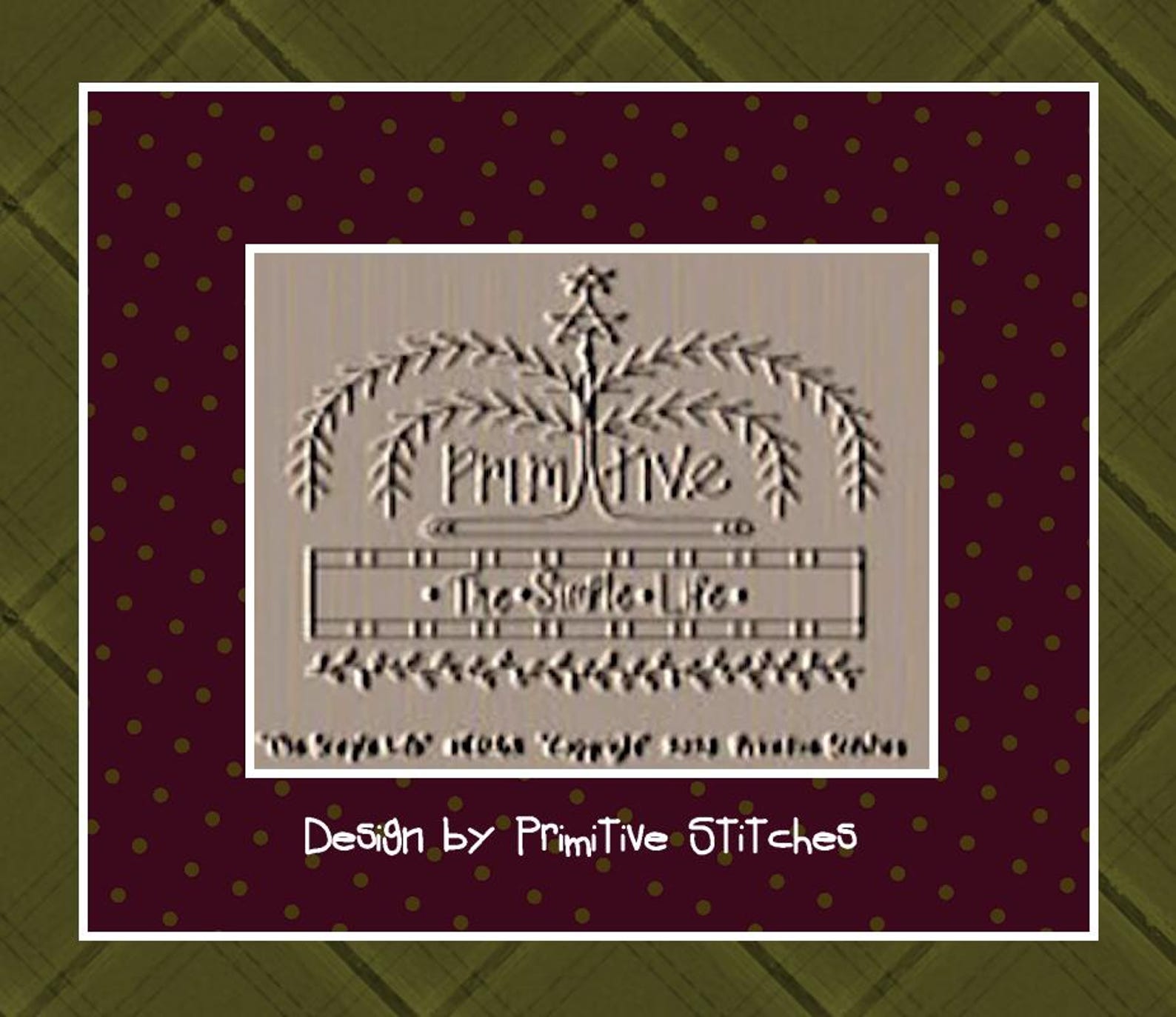 New-the Simple Life-primitive Stitchery E-PATTERN by Primitive Stitches ...