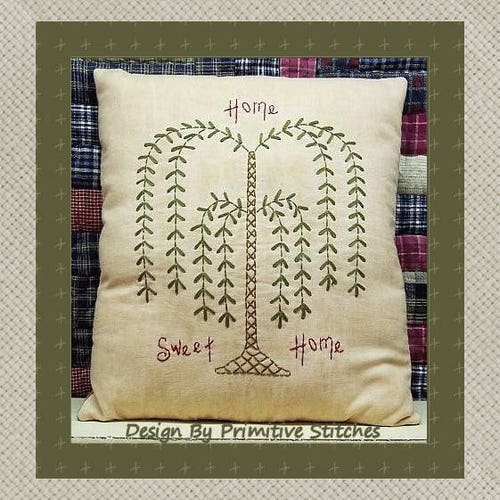 Love Heartstrings-primitive Stitchery E-PATTERN-INSTANT | Etsy