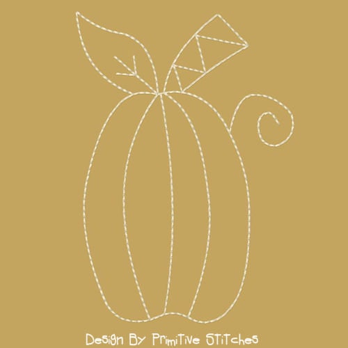 MACHINE EMBROIDERY Redwork-fall Stippling5 Piece-add on | Etsy