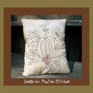 Fall Plantings-primitive Stitchery E-PATTERN by Primitive Stitches ...