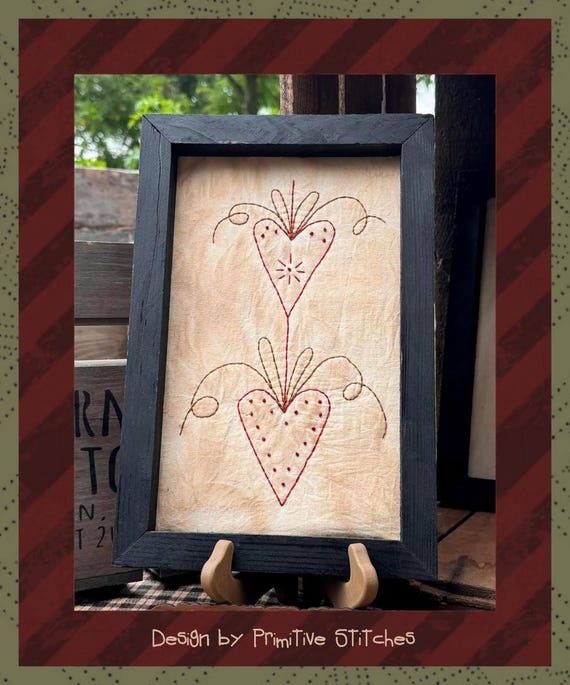 Primitive Heart Pattern Primitive Gatherings | Love Is In The Details