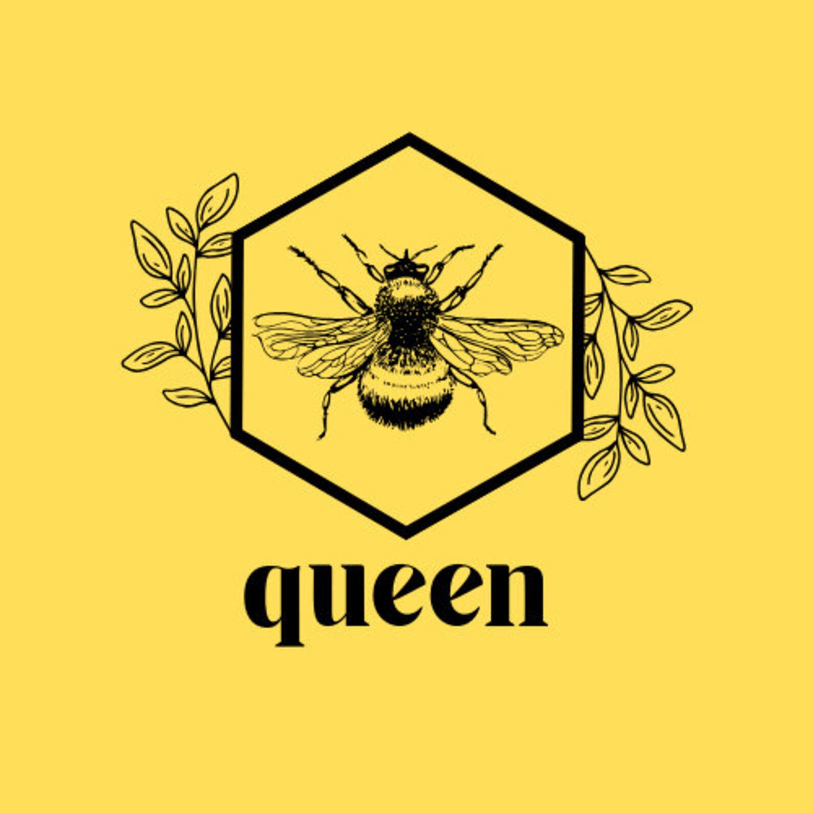 Sticker/laptop Decal Queen Bee Design - Etsy